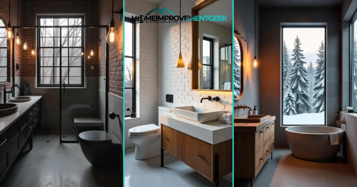 10 Industrial Bathroom Design Ideas: Raw Meets Refined in 2025 ...